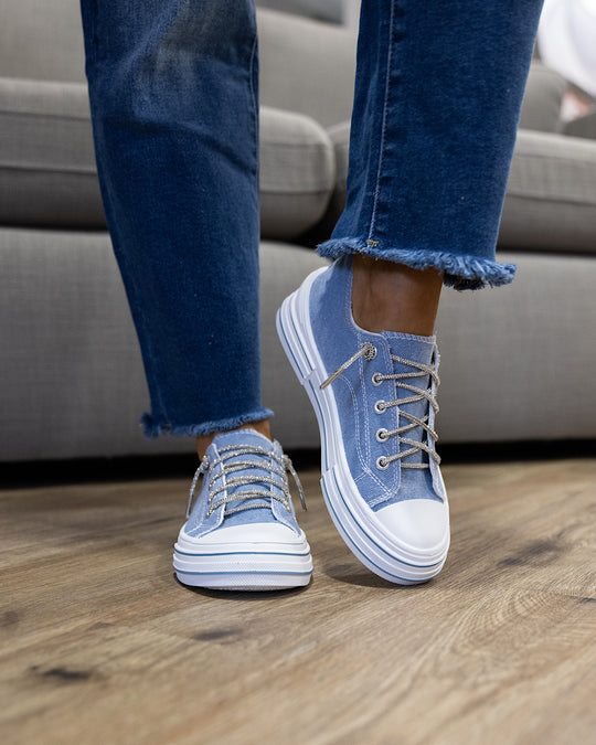 Very G Aman Sparkle Sneakers - Blue