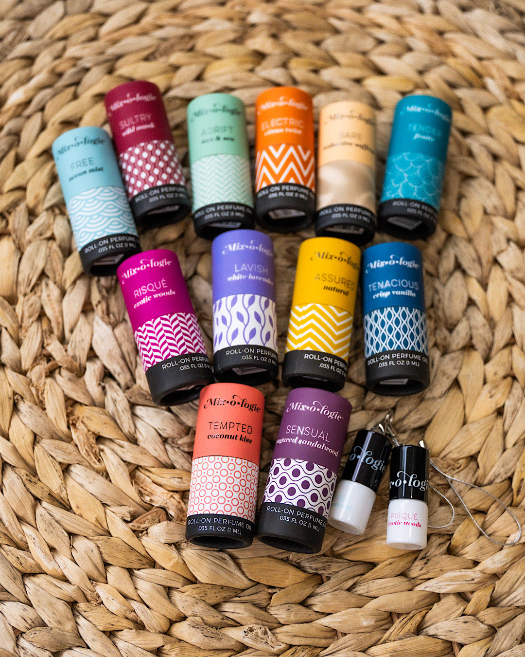 Mini Rollerball Keychain Perfume - 12 Scents